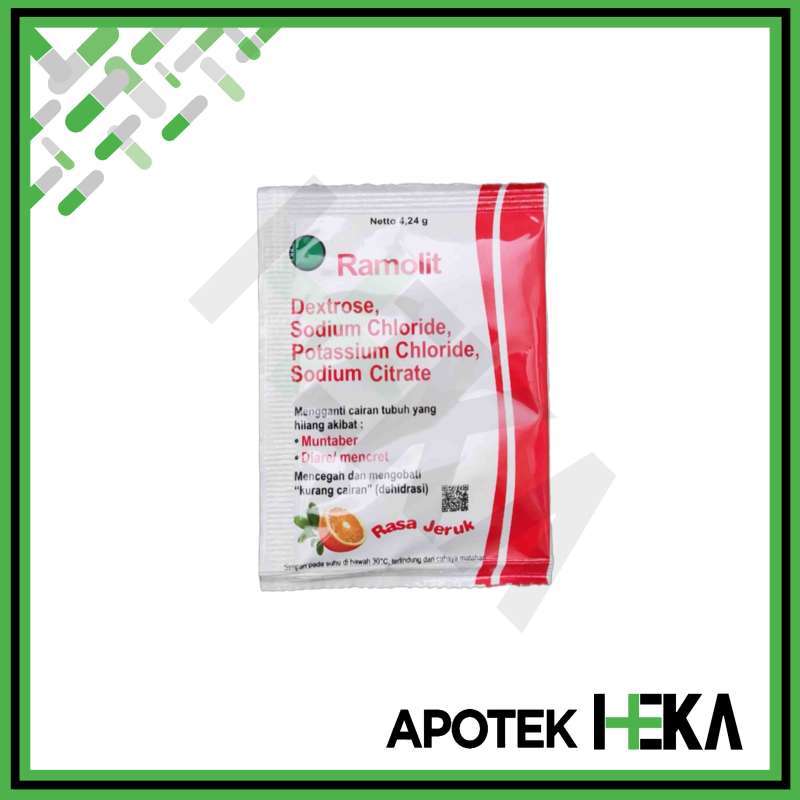 Promo Ramolit 4,24 g Rasa Jeruk 1 Sachet - Mengganti Cairan Oralit ...