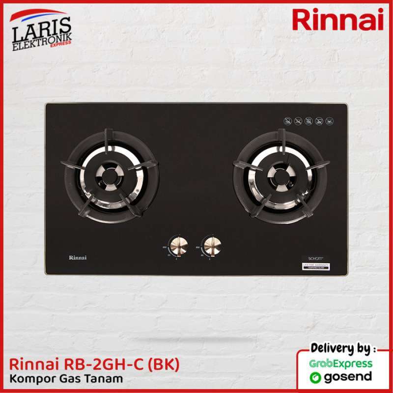 Promo Built-In Gas Hob Kompor Gas Tanam 2 Tungku Rinnai Rb-2Gh-C (Bk) Diskon 17% di Seller Honey ...