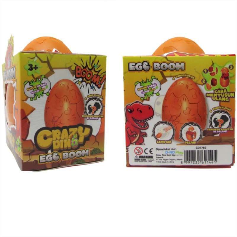 Jual DENO Crazy Dino Egg Boom CD7750 Mainan Anak di Seller Cupliss Official Store - Cupliss ...