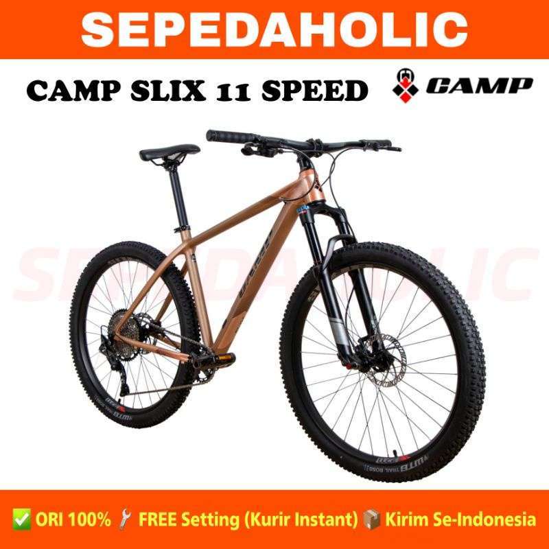 Promo Sepeda Gunung Mtb 27.5 Inch Element Camp Slix Z11 Z 11 Speed Deore Alloy Rem Hidrolik ...