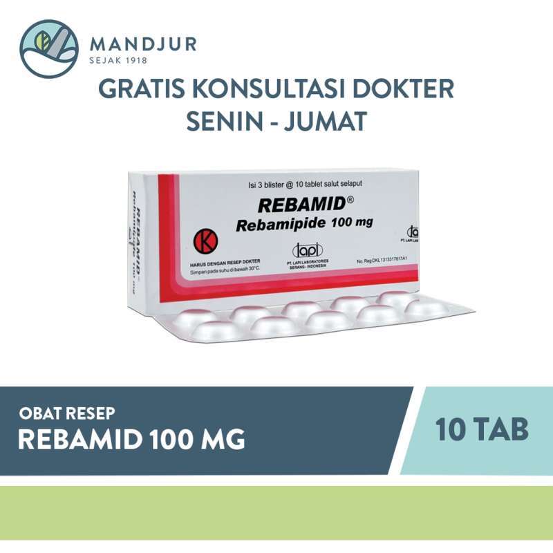 Jual Rebamid 10 Tablet Di Seller Apotek Mandjur Official Store - Kebon ...