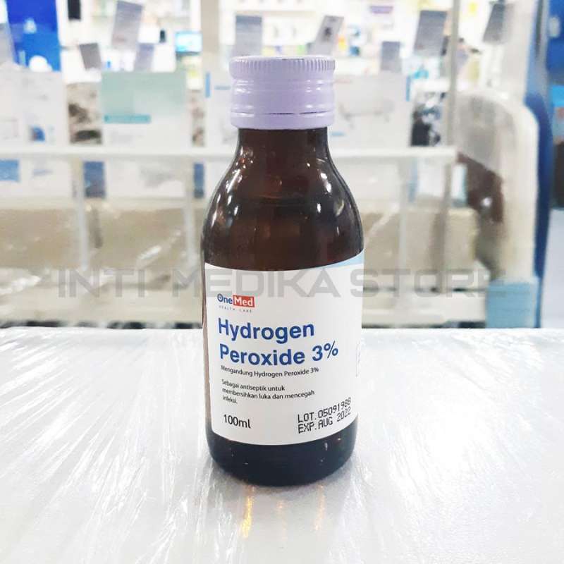 Jual Onemed - H2o2 Hydrogen Peroxide 3% 100 Ml Di Seller Inti Medika ...
