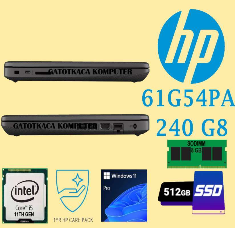 Jual Laptop Hp 240 G8 Notebook 14 I5-1135g7 8g 512g Win 11pro Garansi 1 ...