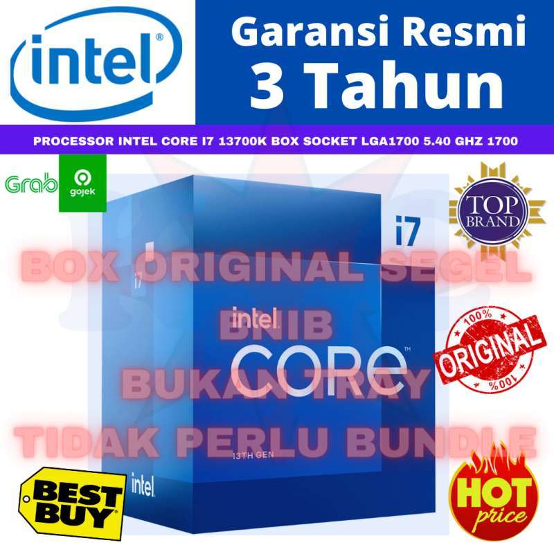 Jual Processor Intel Core I7 13700K Box Socket LGA1700 5.40 GHz di ...
