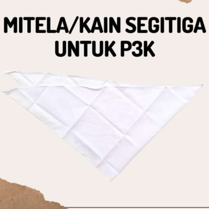 Jual Kain Segitiga Mitella // Kain Bidai // Kain Pramuka // Kain P3K ...