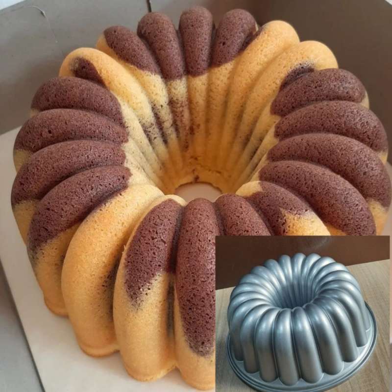Jual Loyang Kue Bolu Cetakan Kue Marmer Cake Classic Pan Di Seller ...