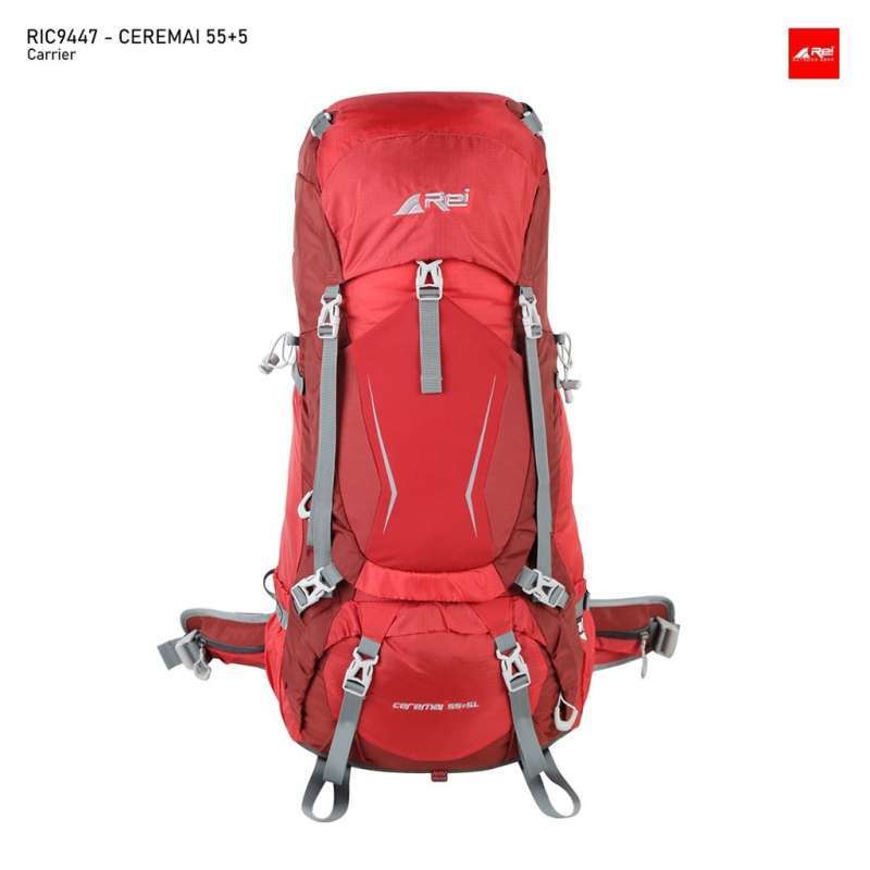 Jual Tas Gunung / Carrier Premium Ceremai 55+5 Liter Arei Outdoorgear ...