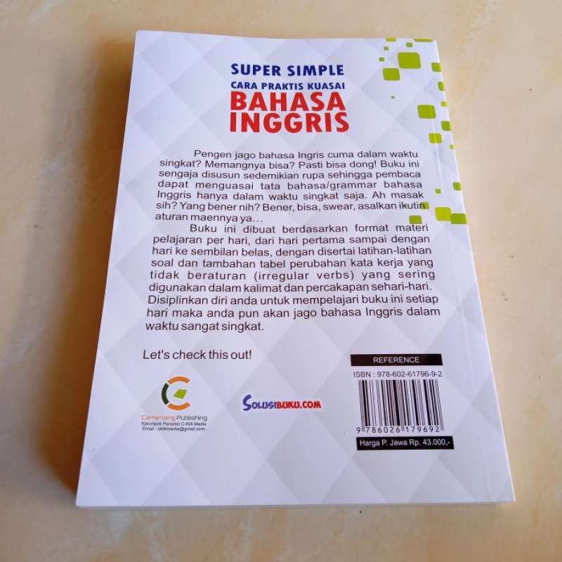 Promo Buku Super Simple Cara Praktis Kuasai Bahasa Inggris Diskon 23% ...