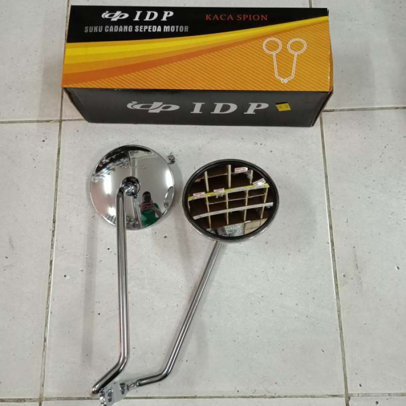 Promo Spion Bulat Vespa Super Sprint Px Excel Gagang Panjang Bahan Besi ...