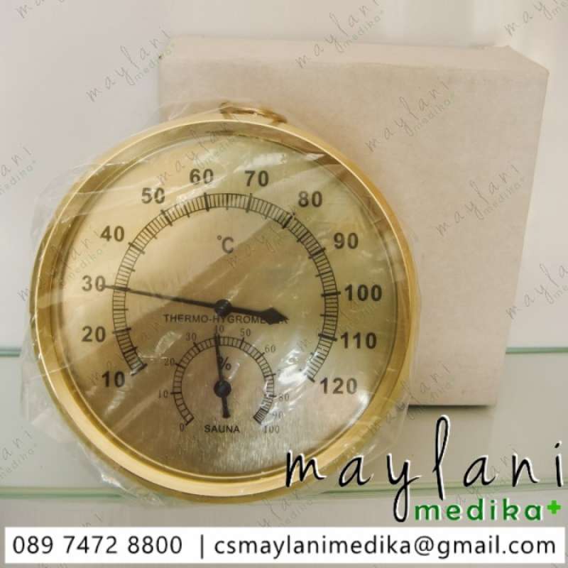 Jual Thermo Hygrometer Analog ( Alat Pengukur Suhu Dan Kelembapan ...