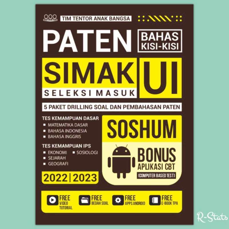 Jual Buku Latihan Soal dan Pembahasan Ujian Tes Masuk SIMAK UI Soshum ... Jual Buku Latihan Soal dan Pembahasan Ujian Tes Masuk SIMAK UI Soshum ...