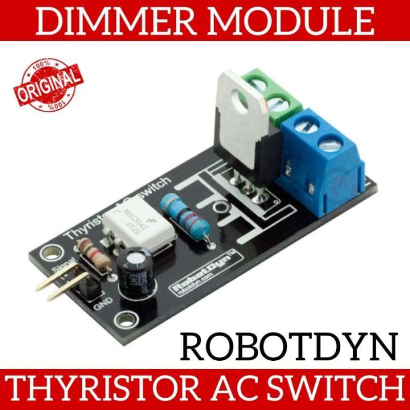 Jual Robotdyn Ssr Thyristor Ac Switch Dimmer Module 220v 10a Kontrol 5 3 3v Di Seller Cybercom