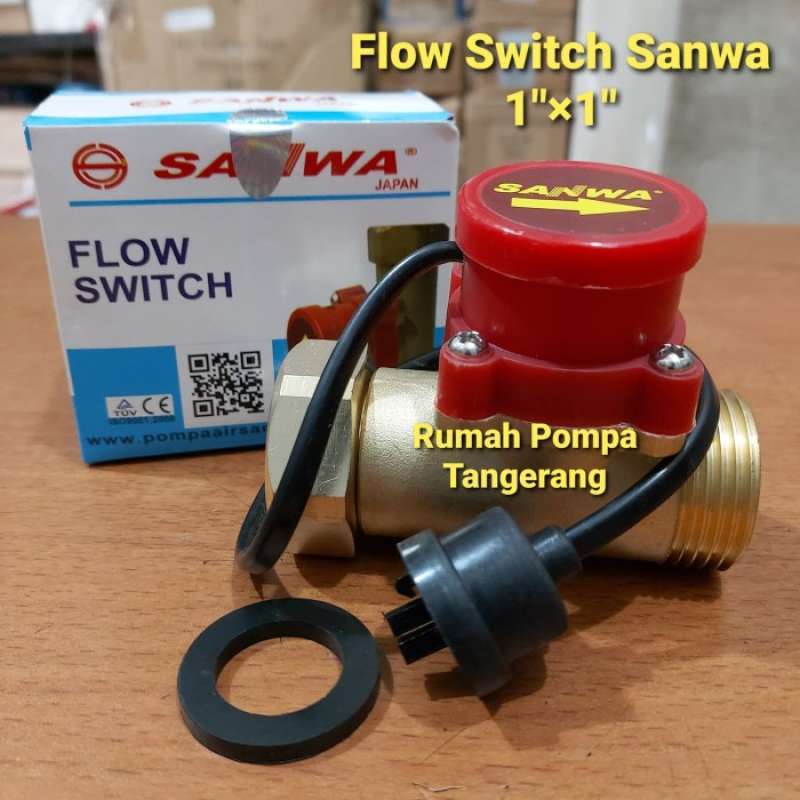 Promo Water flow switch otomatis flow switch merk sanwa ukuran 1 Diskon ...