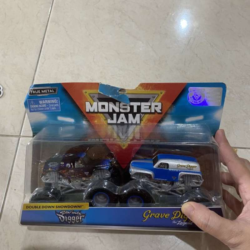 Promo Mobilan Hotwheels Monster Truck 1:64 Doubledown Show Down isi 2 ...