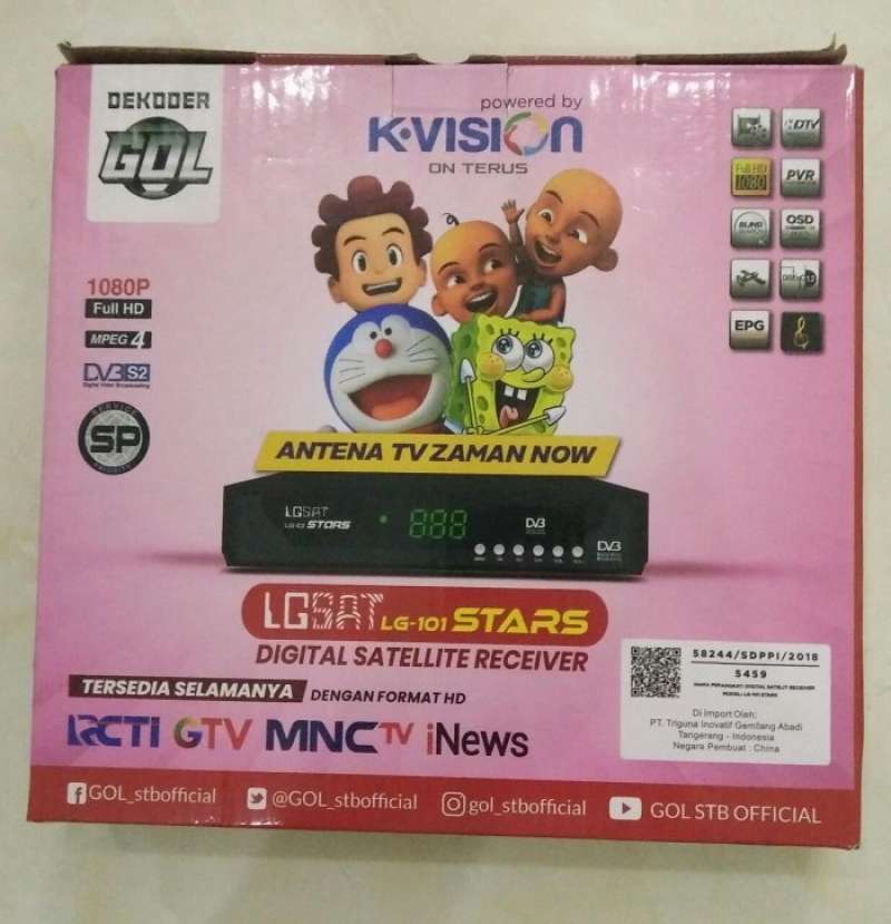Promo Receiver LGSAT LG 101 STARS HD Digital Satellite Receiver LG-101 Diskon 29% di Seller KSM ...