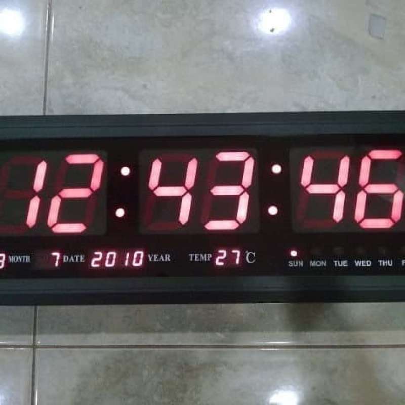 Promo Jam dinding ukuran Besar digital Super Jumbo Diskon 33% di Seller ...