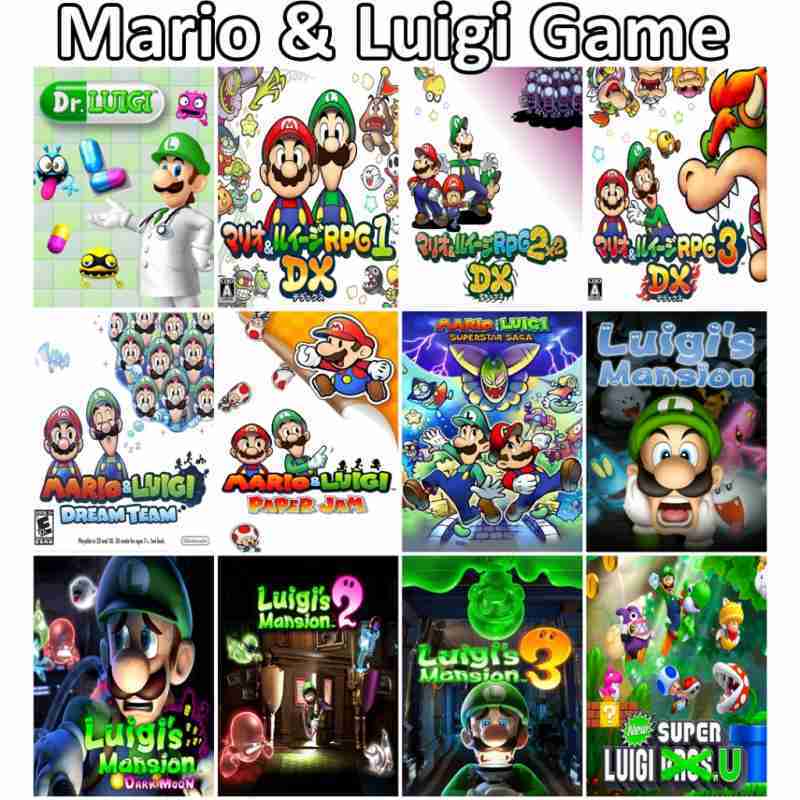 Promo Mario & Luigi Game Paket Lengkap Semua Seri Untuk Pc Laptop - Mansion 1 Dark Moon Diskon ...