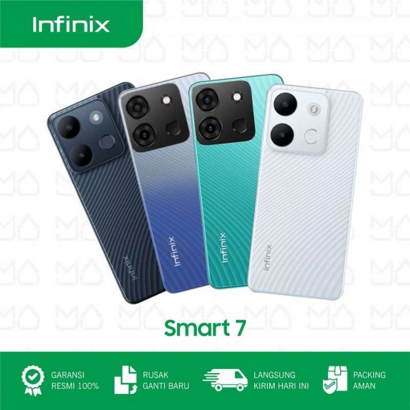 Promo Infinix Smart 7 Ram 3/64GB Garansi Resmi Diskon 1% di Seller ...