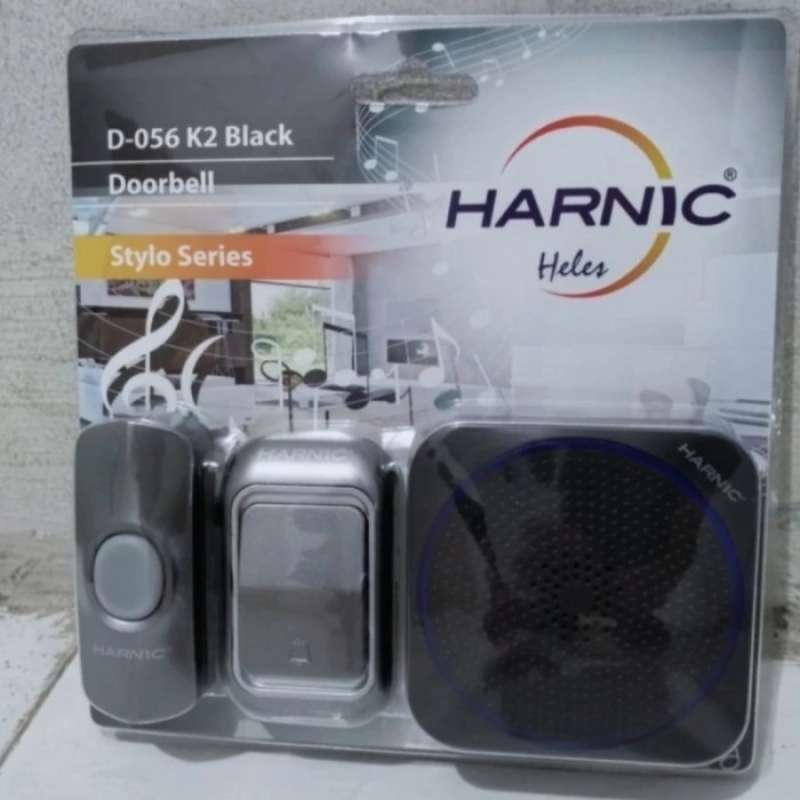 Jual Harnic Heles D066 K2 Door Bell Listrik- Bel Pintu Wireless Dua ...