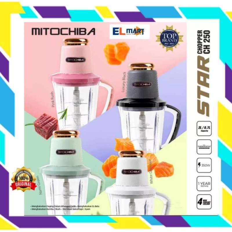 Jual Mitochiba Chopper Ch 250 Ch250 Mito Food Chopper 2l 2 Liter ... Jual Mitochiba Chopper Ch 250 Ch250 Mito Food Chopper 2l 2 Liter ...
