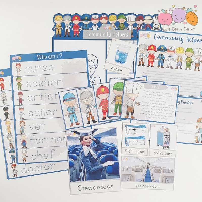 Promo Community Helpers / Occupation Premium Set Diskon 23% di Seller ...