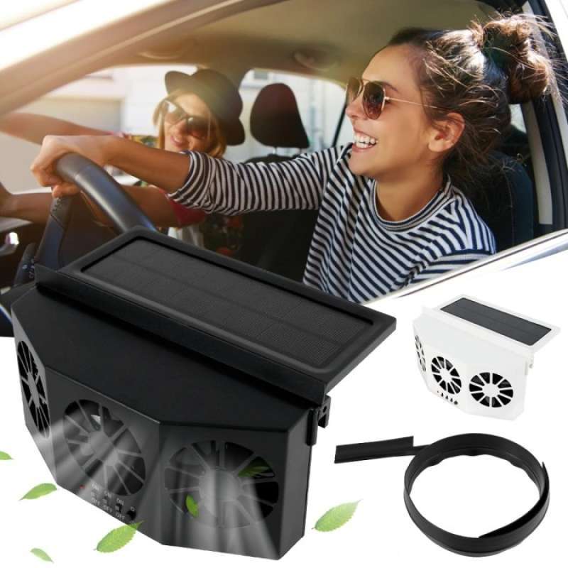 Promo Auto Ventilation Car Cooler Solar Powered Exhaust Fan Diskon 23% ...