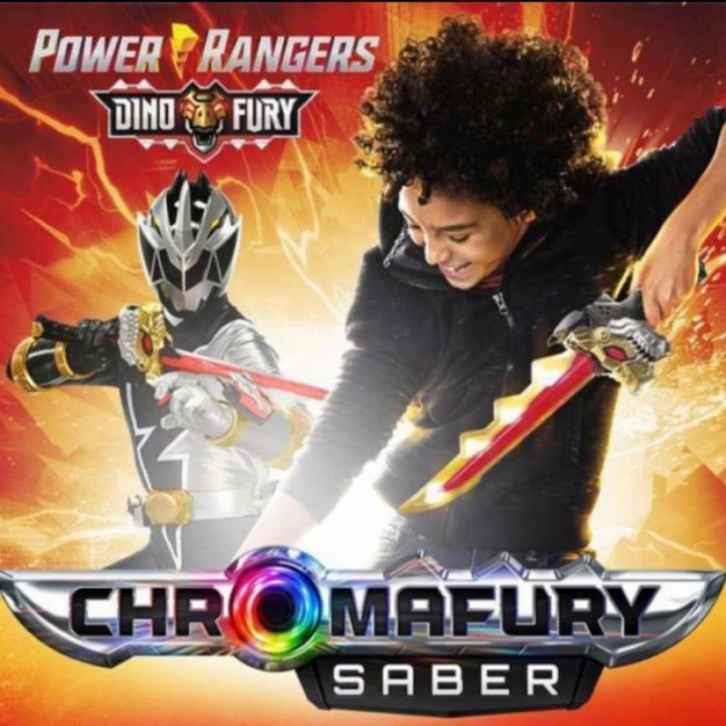 Promo Power Rangers Dino Fury Chromafury Saber Original - Pedang Ranger ...