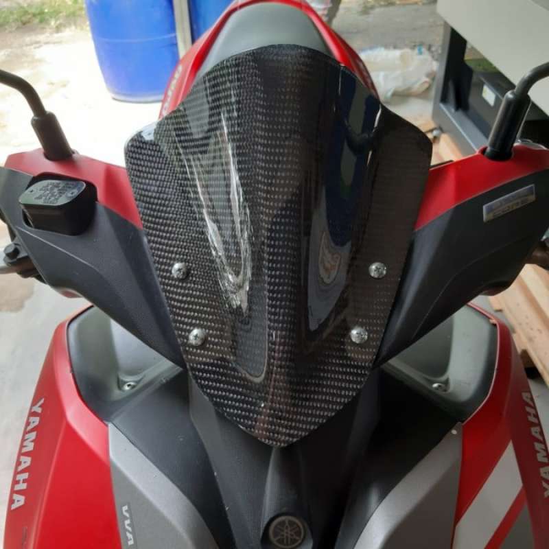 Promo Windshield Visor Ws Carbon Kevlar Karbon Yamaha All New Aerox 155 ...