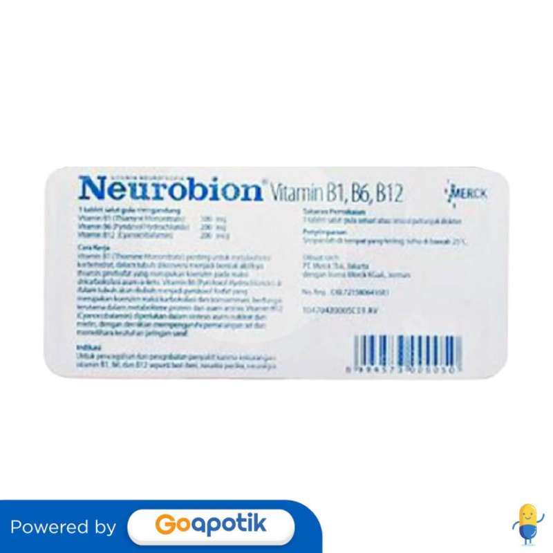 Jual Neurobion Strip 10 Tablet Di Seller Apotek Mitra Bahari - Sunter ...