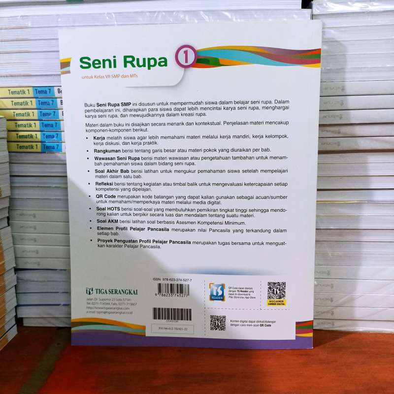 Jual Buku Seni Rupa Kelas 7 Smp Kurikulum Merdeka Platinum Di Seller Mangun Shop - Kramat, Kota ...