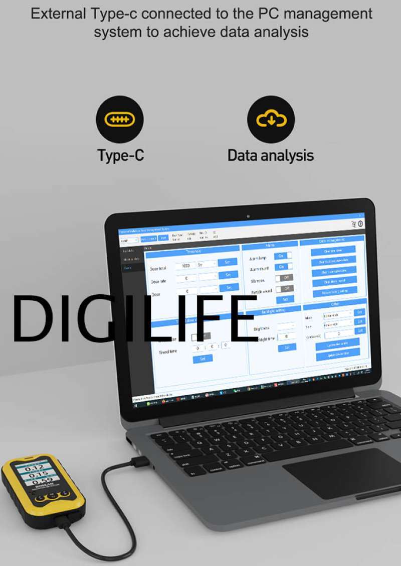 Jual Nuclear Radiation Detector Bosean Fs5000 Dosimeter Radiometer Fs ...
