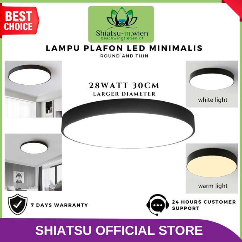 Promo Lampu Plafon Atap Rumah Minimalis Modern Warm White Diskon 23% di ...