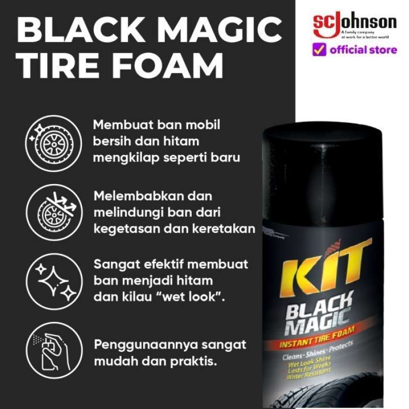 Jual Kit Black Magic Tire Foam 450ml-aerosol (khusus Pulau Jawa) Di ...