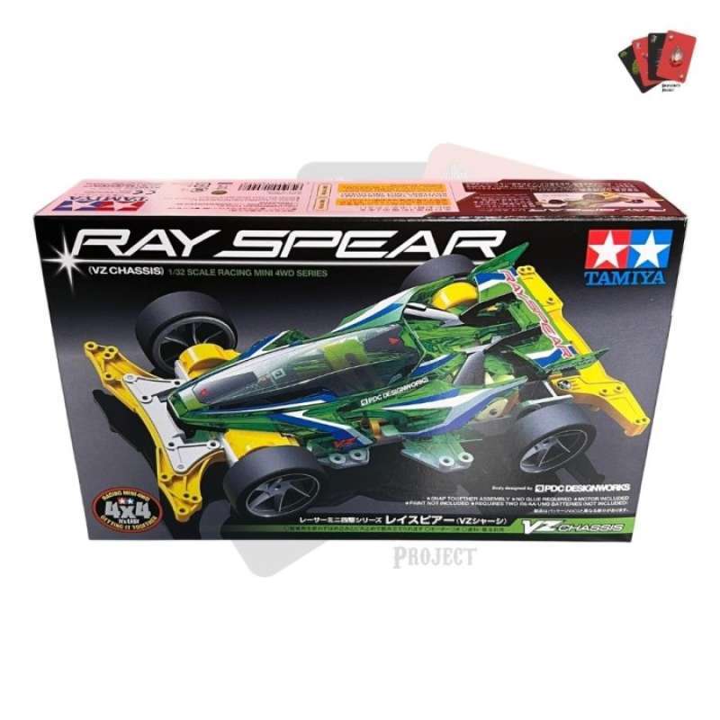 Promo Mainan Rakit Mobil Tamiya Mini 4Wd - Ray Spear (Original) Diskon ...