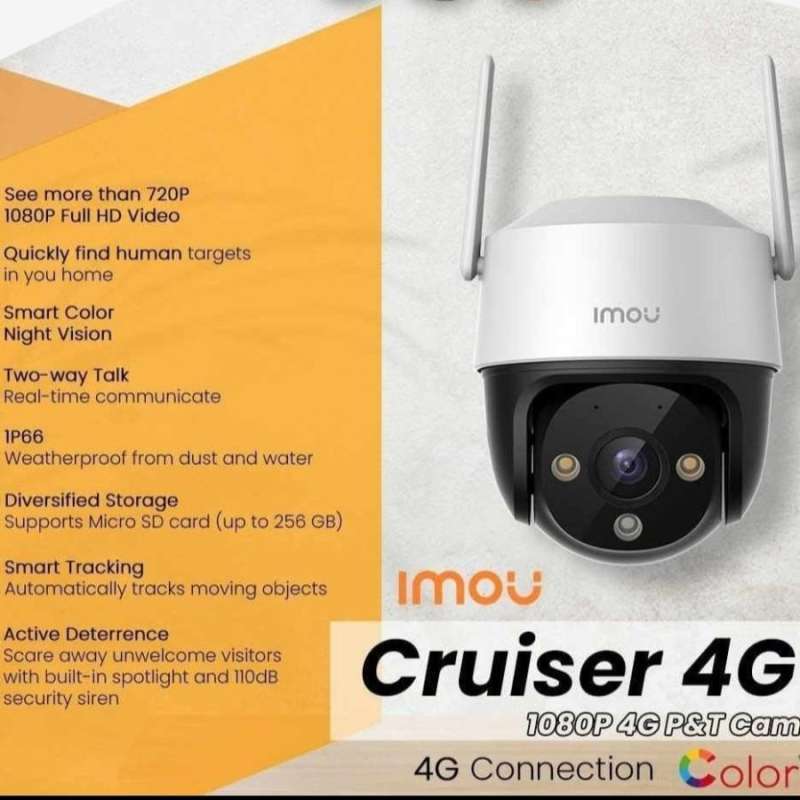Jual Ipcam Imou Cruiser 2MP 4G Connection ColorVu IPC S21FTP0360B di ...