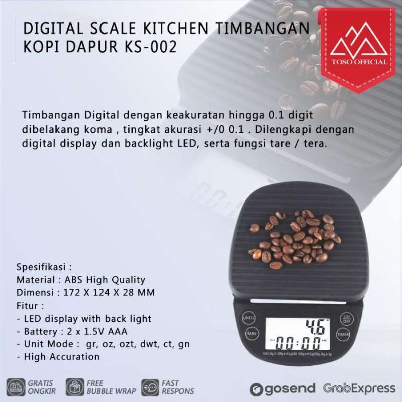 Jual Timbangan Digital Kopi Scale Original Murah - Harga Diskon Mei ...