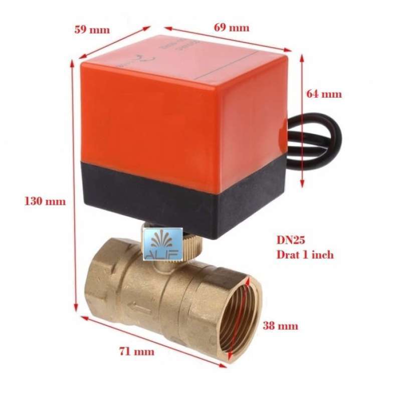 Promo AC220V G 1 DN25 Motorized Ball Valve Electrical Actuator Valve Diskon 23% di Seller Sodi ...