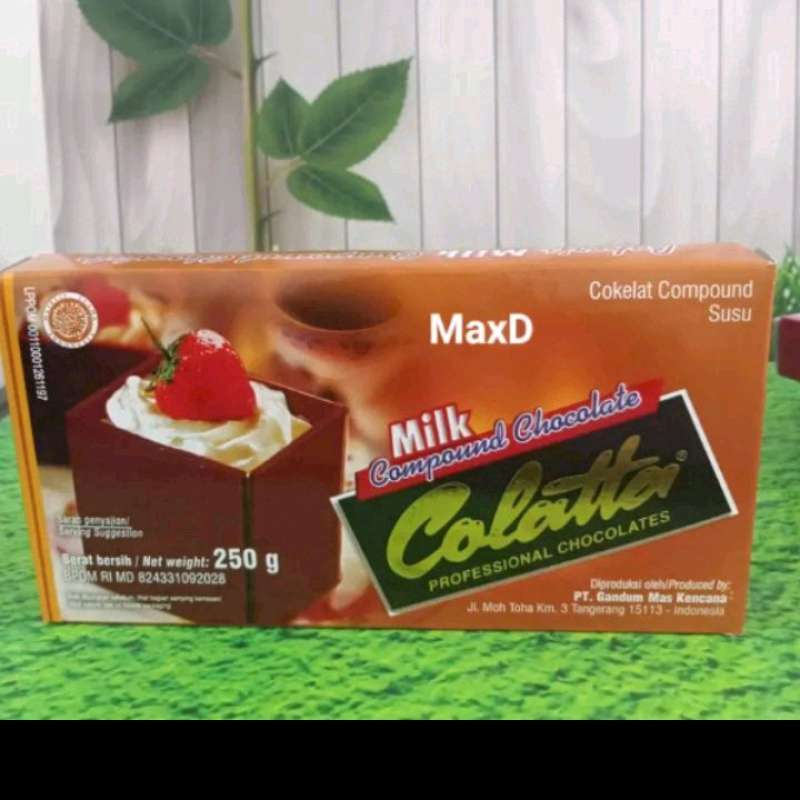 Jual Colatta Compound Milk Cokelat Batang 250 gr di Seller Toko MAXD ...