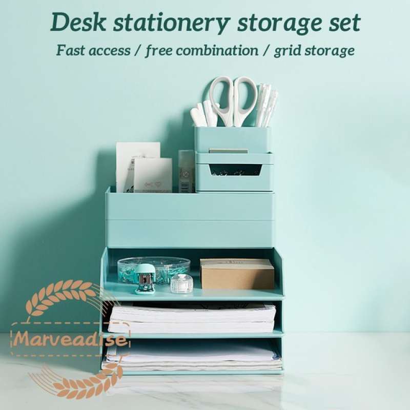 Promo Kotak Laci Penyimpanan Kertas Ukuran A4 Stackable Untuk Kantor ...