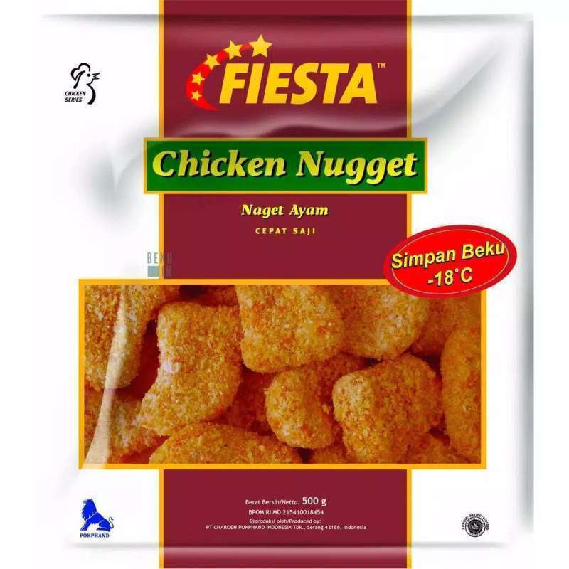 Jual Fiesta Chicken Nugget Nuget Ayam 500 Gr [pack Putih] Di Seller ...