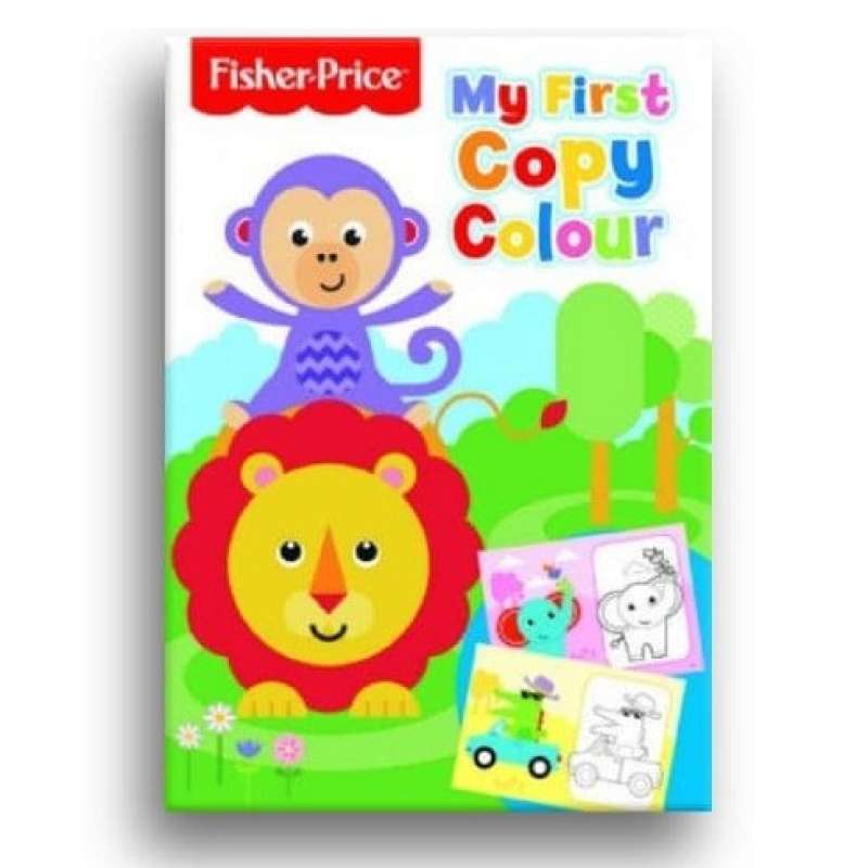 Jual Buku Mewarnai My First Copy Colour Coloring Book By Fisher Price ...