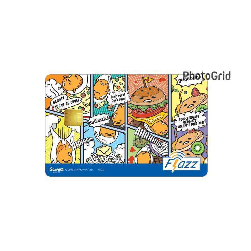 Jual Kartu Flazz Limited Edition Gudetama Comic Gen 2 Di Seller Flazz ...