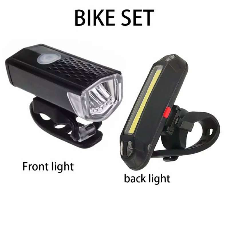 Jual lampu sepeda led depan dan belakang bisa dicas di Seller Thalassaa ...