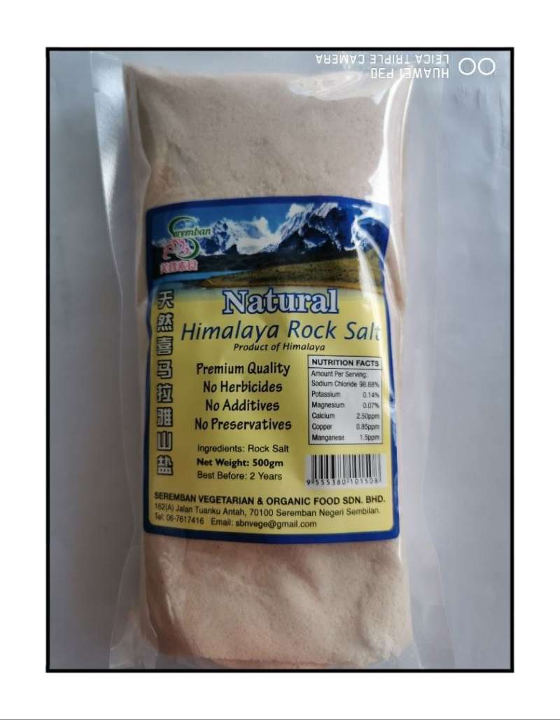 Jual Seremban Natural Himalaya Rock Salt 500g / 500 Gram Garam Batu ...
