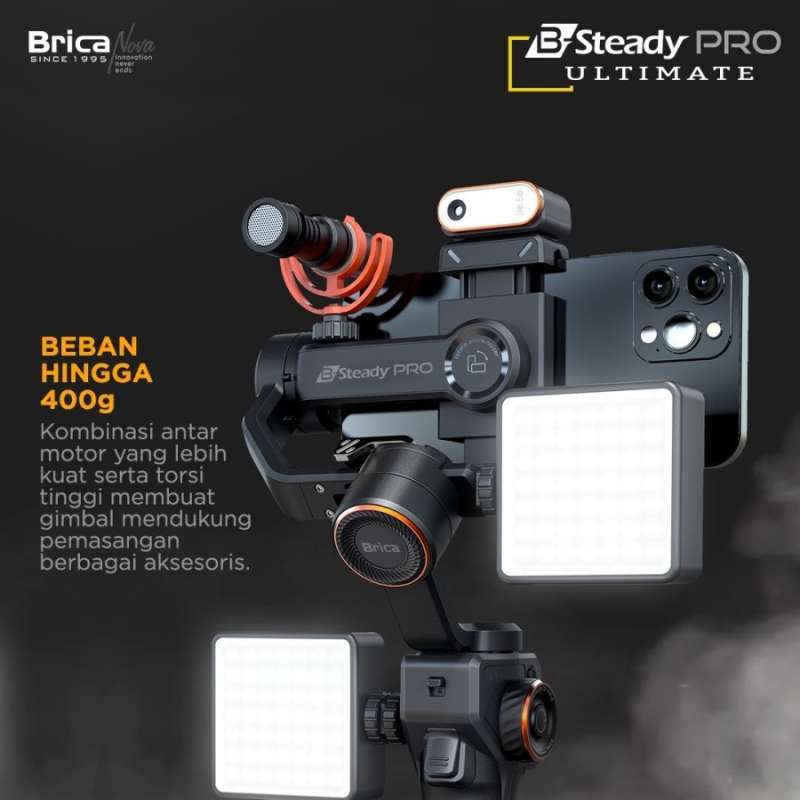 Jual Brica B-steady Pro Ultimate 3-axis Gimbal Stabilizer - Bsteady ...