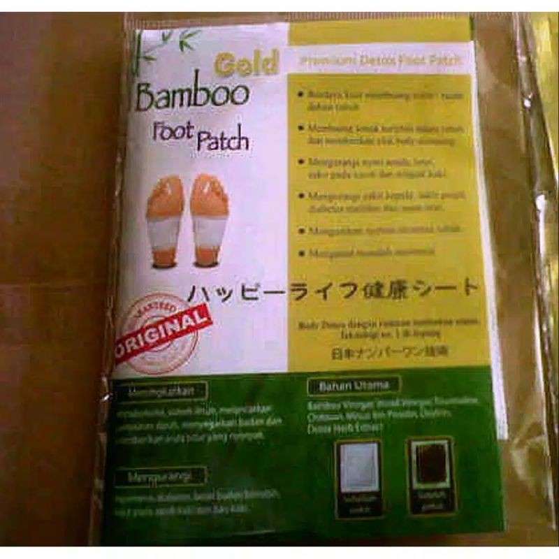 Promo Koyo Kaki Bamboo Gold / Bambo Foot Patch / Bambu Kiyome Original ...