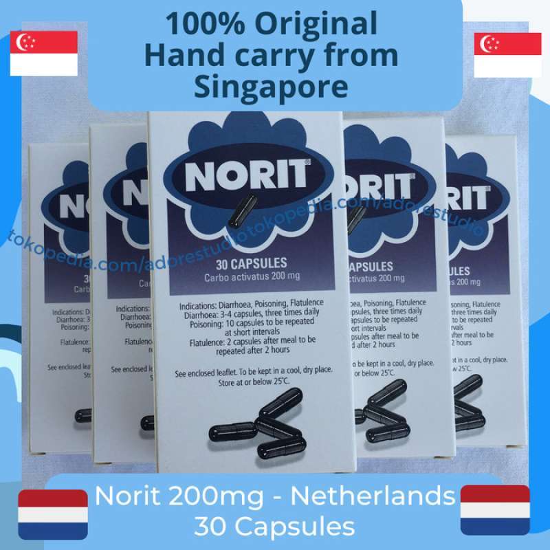 Promo Nt Carbo Activatus 200mg 30 Capsules 30 Kapsul Nt Singapore ...