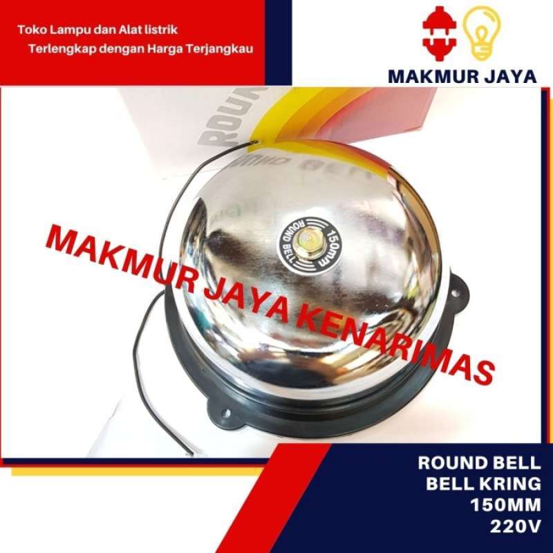 Promo Round Bell 150mm 220v/bell Sekolah/alarm Pemadam/bell Listrik ...