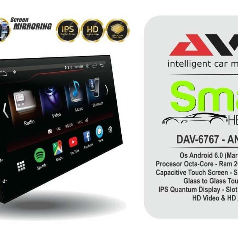 Promo Avt Double Din Head Unit Android Universal 7 Inch Sim Card 4G ...
