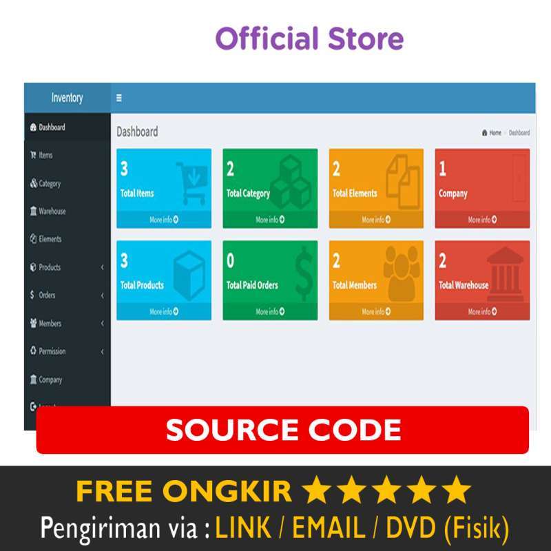 Promo Paket Kumpulan Source Code Aplikasi Pemrograman Web Based Php Codeigniter Ci Diskon 50% Di ...